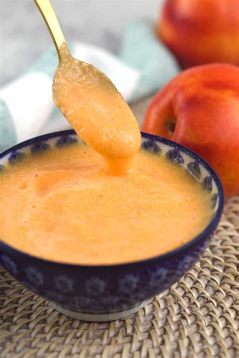 Simple Peach Puree The Suburban Soapbox