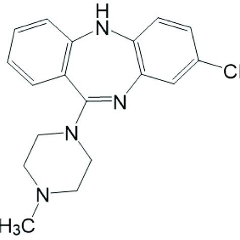 Chemical Structure Of Clozapine Download Scientific Diagram
