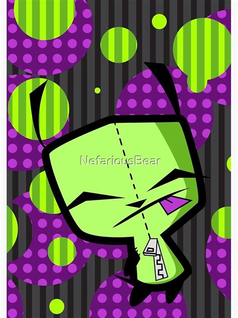 Happy Gir From Invader Zim Fanart Journal For Sale By Nefariousbear