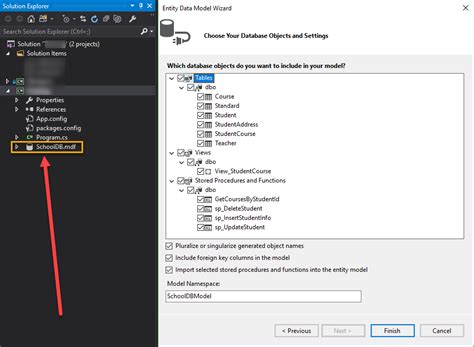 Database Connection Cannot Connect To Sql Server From Visual Studio In The Process Of