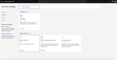 Data Virtualization Tutorial IBM Developer