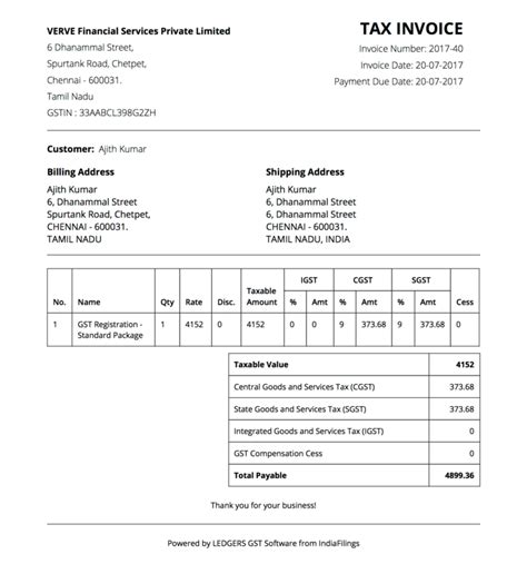GST Invoice Comprehensive Guide With Invoice Formats Examples