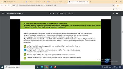 40 MCQ OClpdf Best Al Homework Helper Hc StudyX