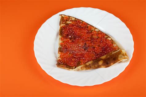 用红鱼子酱煎饼美味海鲜食物国家饼子盘子餐厅美食营养奢华高清图片下载 正版图片320873340 摄图网