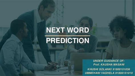 Next Word Prediction