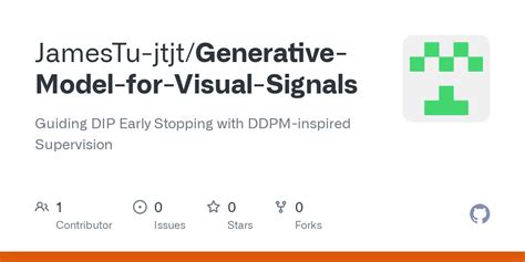 Github Jamestu Jtjtgenerative Model For Visual Signals Guiding Dip Early Stopping With Ddpm