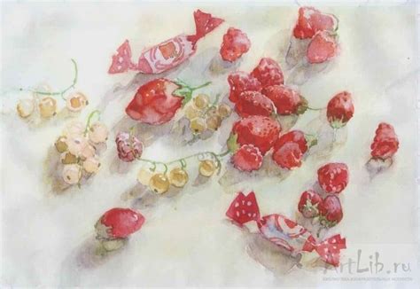 Дунаева Вера. Клубника со сливками | Vegetables, Radish