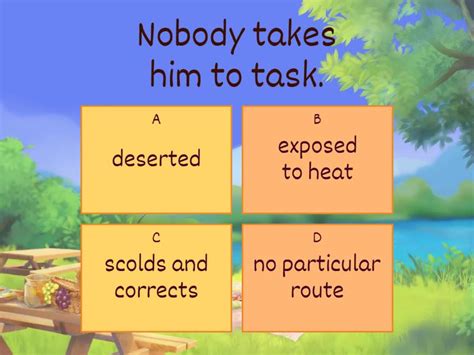 Match The Following Quiz