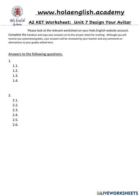 A2 Design Your Avitar 708147 Holaenglisha2