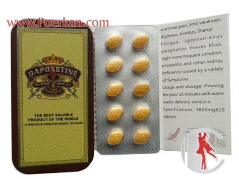 Dapoxetine Super Delay Sex Tablets Premature Ejaculation Poerkan