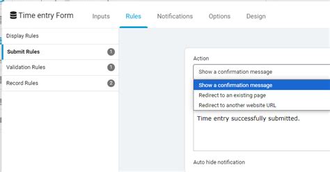 After Submission Javascript In Page Builder Form Component Ideas
