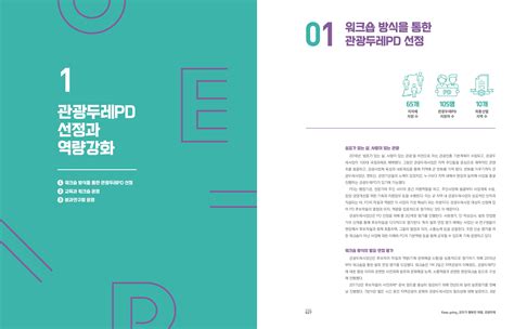편집디자인2017 관광두레 실적보고서 책자 템플릿 소책자 디자인 책자 레이아웃