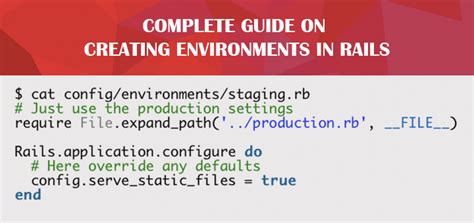 Complete Guide On Creating Environments In Rails — Rubyroid Labs