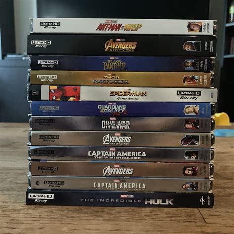 All The MCU K Releases With Slips Cant Wait For The Rest To Come Out R Dvdcollection