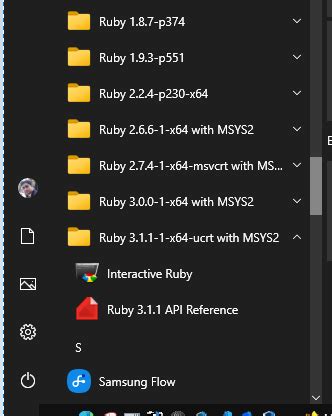 Uninstalling Ruby On Windows