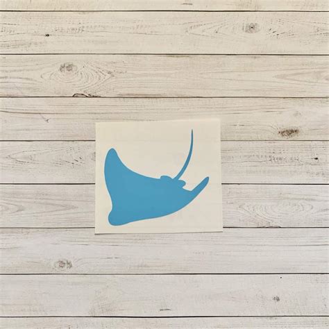 Stingray Decal Stingray Vinyl Decal Stingray Sticker Manta Ray Decal