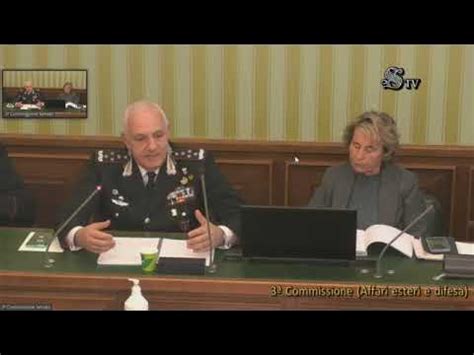 Roma Audizione Del Comandante Generale Dellarma Dei Carabinieri 07