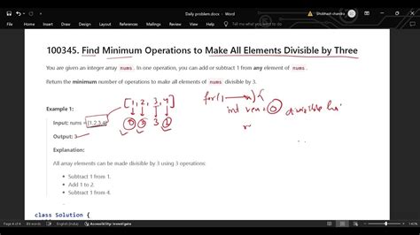 3190 find minimum operations to make all elements divisible by three leetcode biweekly 133
