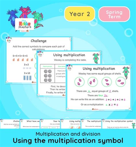 Year 2 Using The Multiplication Symbol Lesson Presentation Year 2 Multiplication And