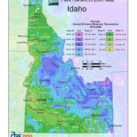 State Maps Of Usda Plant Hardiness Zones