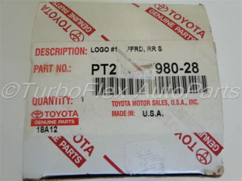 Toyota Tacoma Genuine Oem Trd Off Road Sticker Decal Silvergray Pt211