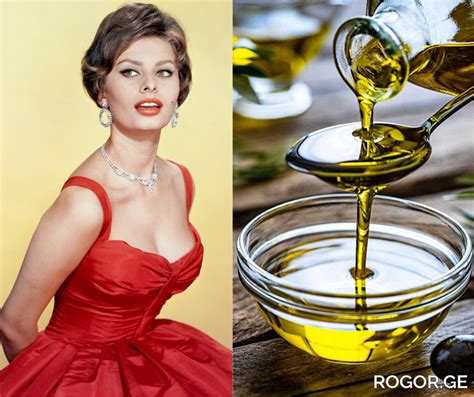 როგორ გამოიყენოთ ზეითუნის ზეთი სოფი ლორენის მარტივი ხრიკი გლუვი და პრიალა კანისთვის Rogor Ge