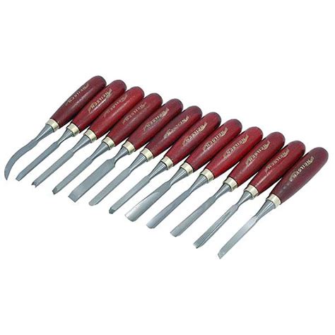 12 Piece Wooden Carving Chisel Set Woodworking Tools Neilsen Ct0055