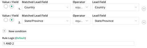 routing lead to lead match node guide related lead leandata help