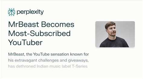 The Ronin Consulting On Linkedin Mrbeast Becomes Most Subscribed Youtuber