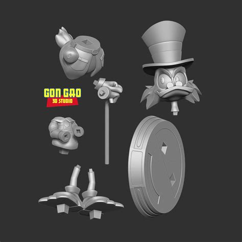 Scrooge Mcduck D Model By Sinh Nguyen