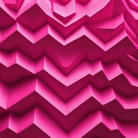 Premium Ai Image Abstract 3d Parametric Pattern Background Pink Color