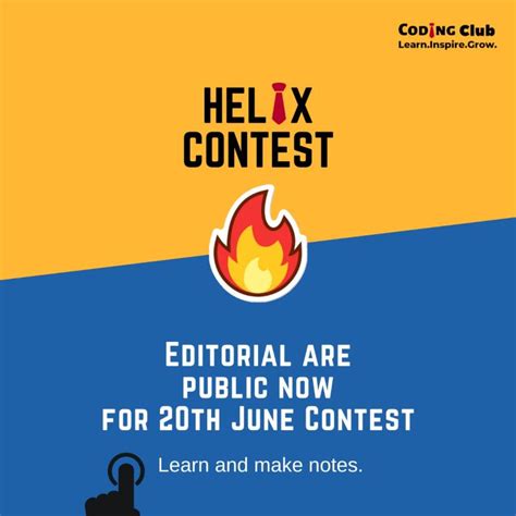 Aman Singh Gautam On Linkedin Codingcontest Helixcontest Editorials