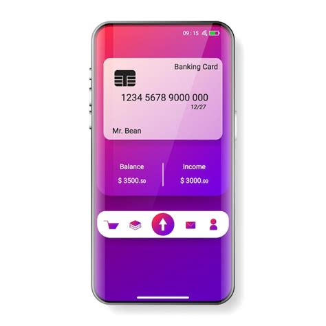 Premium Vector Mobile Banking User Interface Purple