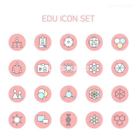 Mangoedu042eng L190903 Mango 아이콘 교육아이콘 학교 공부 화학 화학구조 스터디그룹