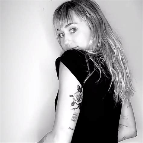 Miley Cyrus Stomach Tattoo