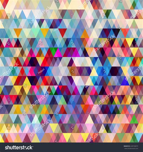Pattern Geometric Shapestexture Flow Spectrum Effect Stock Vector Royalty Free 228720073