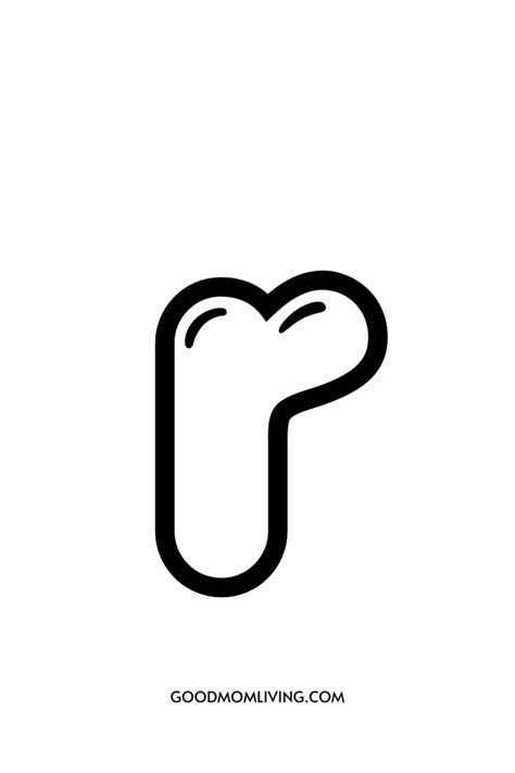 Printable Bubble Letter R For Fun And Learning Good Mom Living