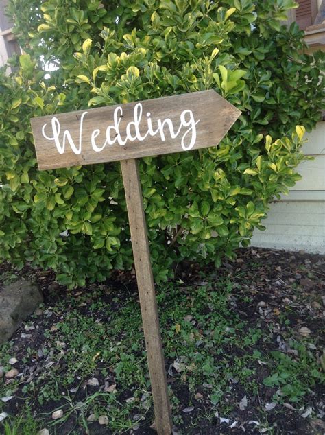 Cursive Wedding Sign Country Wedding Sign Wedding Etsy
