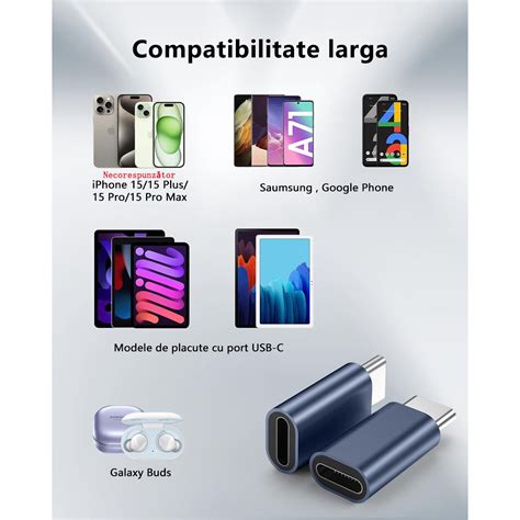 Adaptor De Iluminat La Usb C Abolongking Ios De Sex Feminin La Conectorul Usb De Tip C De