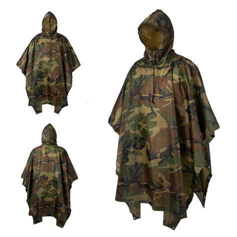 Ghost Stealth Waterproof Foldable Military Style Poncho Liner