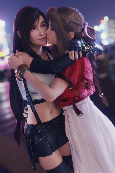 Aerith S Kiss Final Fantasy VII Remake Know Your Meme