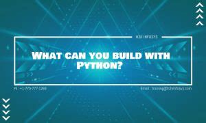 What Can You Build With Python