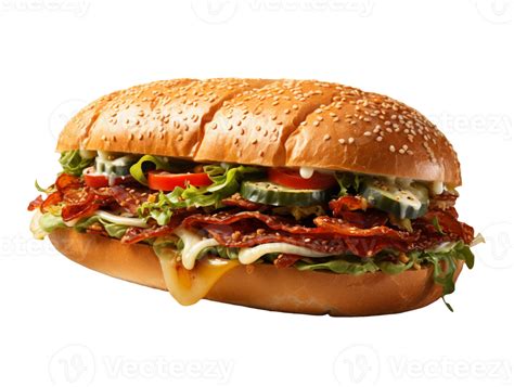Ai Generated Sandwich Fastfood Object Png File 38559281 Png