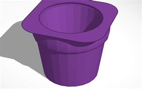 3d Design Pudding Cup Tinkercad
