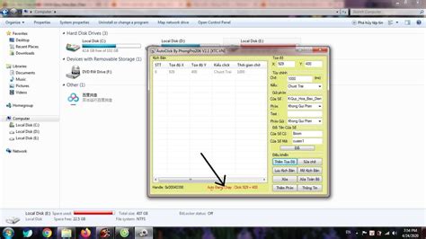 Sử dụng cùng lúc Macro Recorder 1 0 51 0 và AutoClick by PhongPro206 V2 1 để hoạt động trên hai