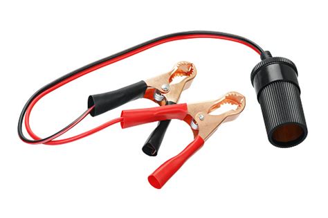 배터리 클램프가있는 자동차 소켓 차량의 장비를 배터리에 직접 연결하는 데 사용됩니다 0명에 대한 스톡 사진 및 기타 이미지 0명 검은색 교통수단 Istock