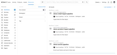 Workflows All Things Dataos