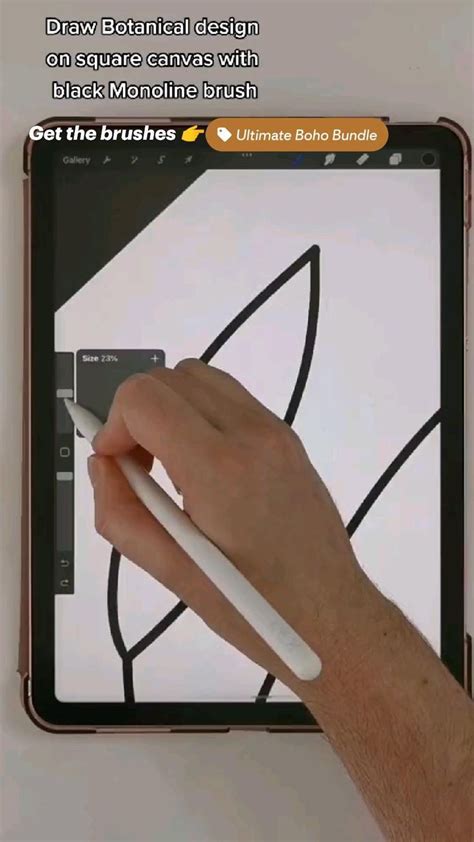 Botanical Procreate Stamp Tutorial Procreate Brush Tutorials Digital