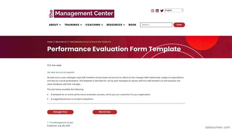11 Best Word Employee Performance Review Template Sites 2024