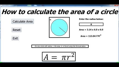 How To Calculate The Area Of A Circle ZOHAL